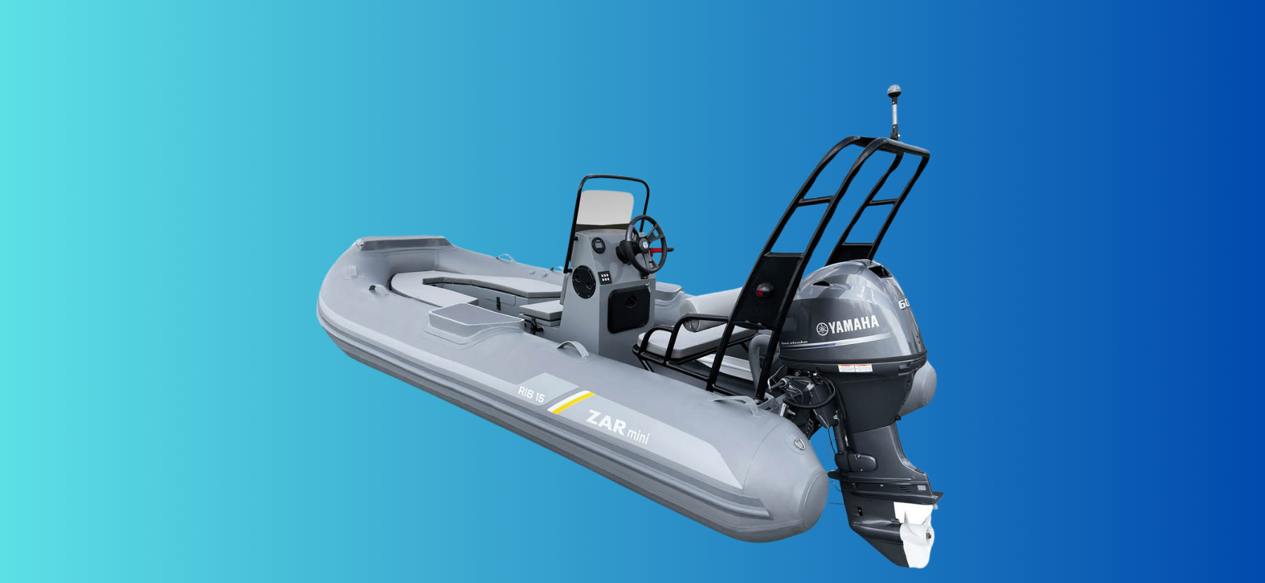 ZAR mini RIB Pro 15 Tender — Moto Nautika
